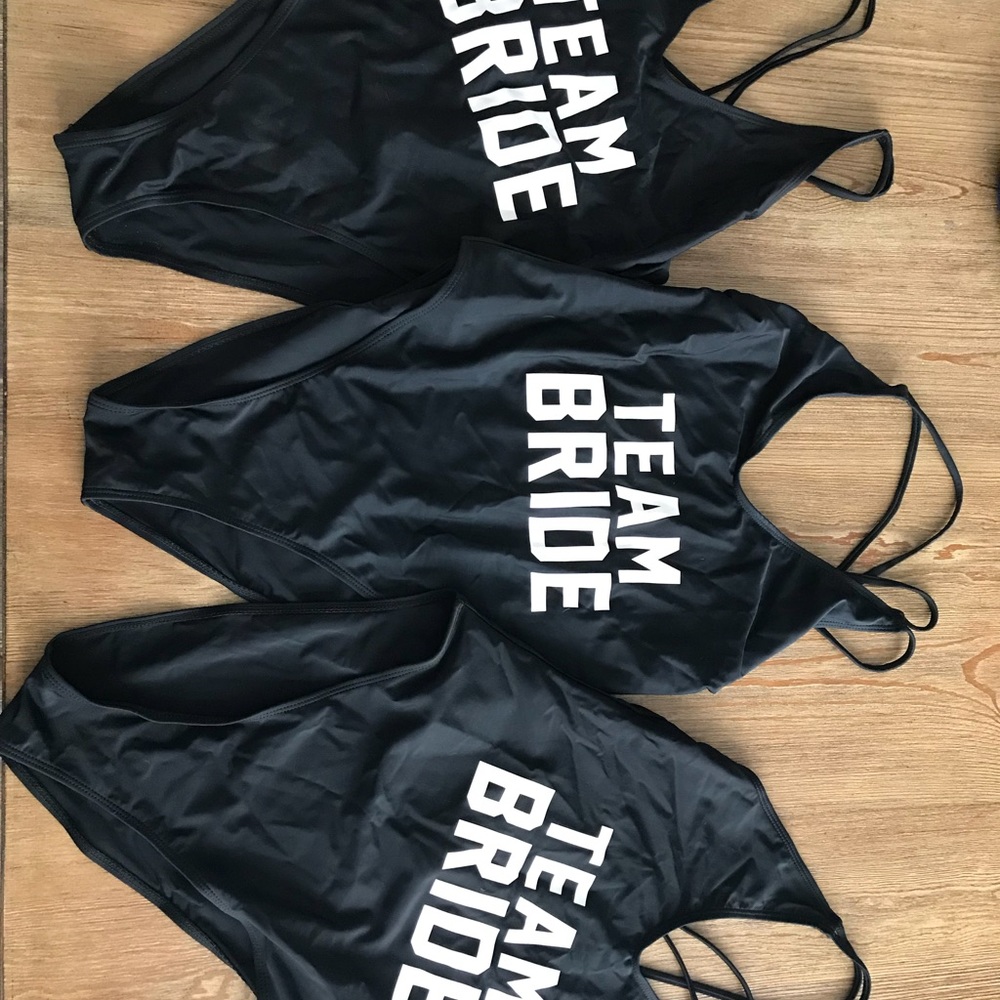 Bride And Team Bride Swim Suit Set - Gem